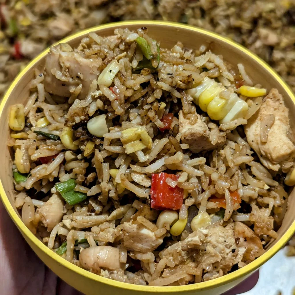 Blackstone Chicken Fried Rice - BBQ and Baking